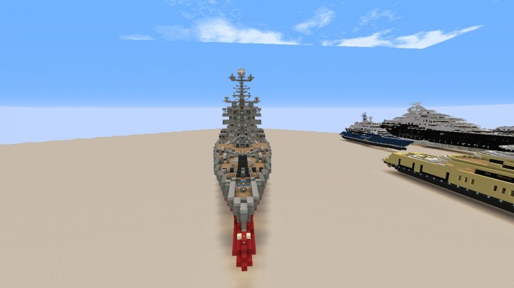 Simple Battleship Minecraft Map