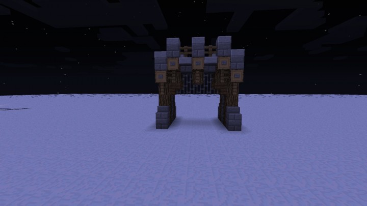 Medieval Gate [Schematic] Minecraft Map
