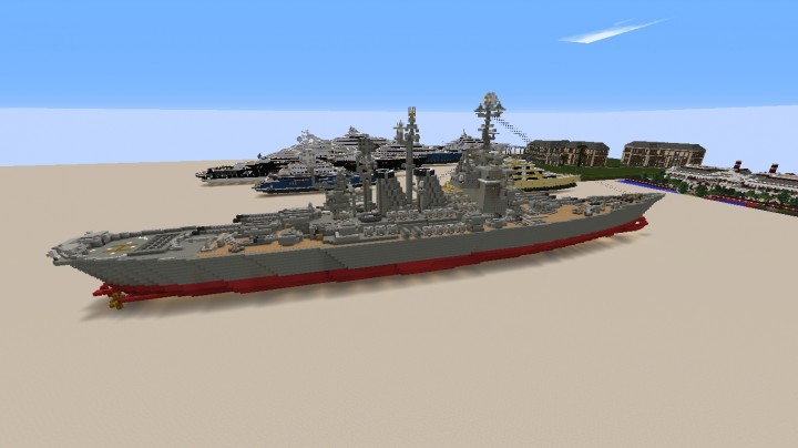 Simple Battleship Minecraft Map