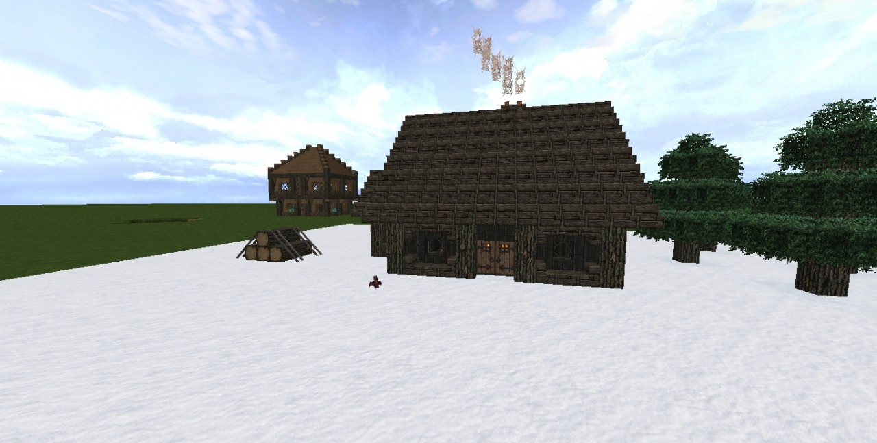 Log Cabin - Hunter Cabin Minecraft Map