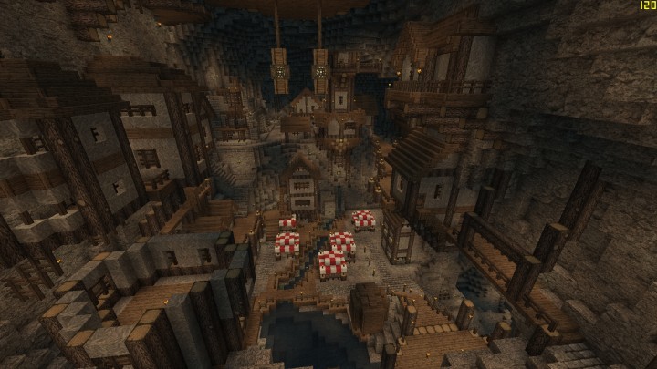 Dwarven City/Underground Minecraft Map