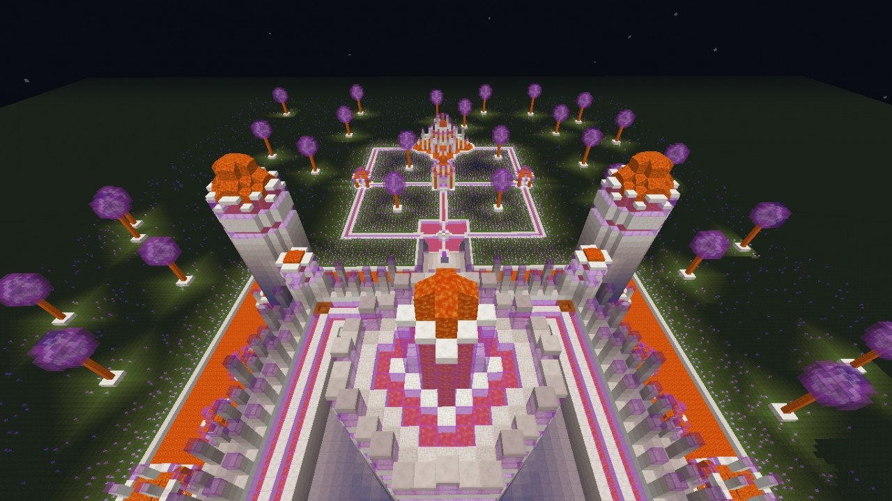 The Burning Allium Forest Temple Minecraft Map