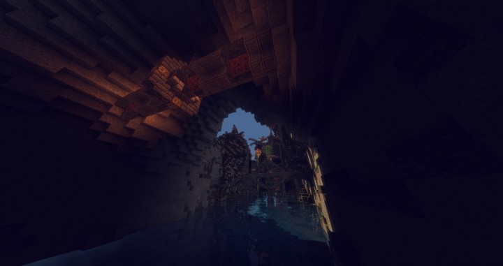 Mountain SteamPunk village Minecraft Map