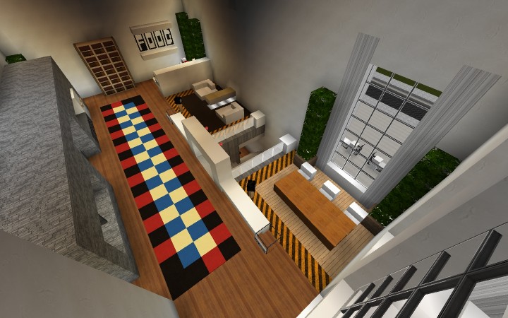 Communications Center Skyscraper on DreamBlocks Minecraft Map