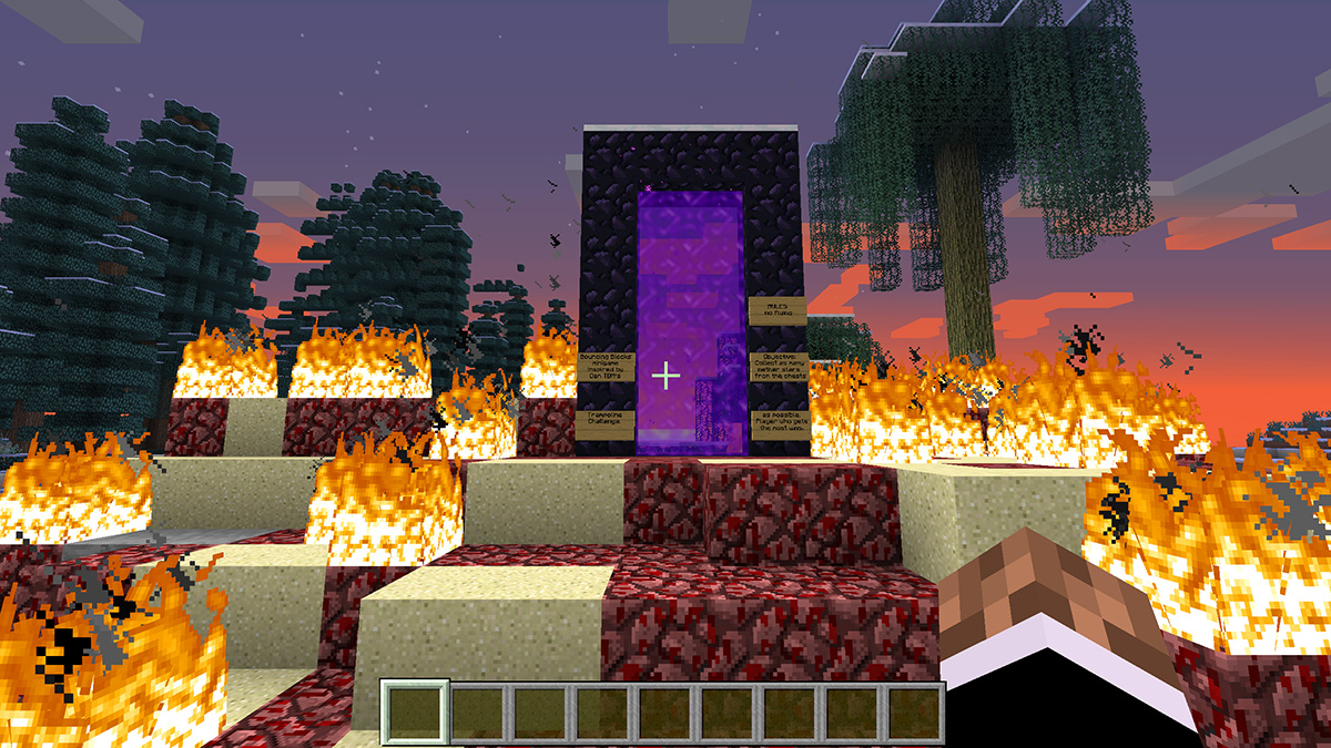 Bouncing Blocks minigame Minecraft Map