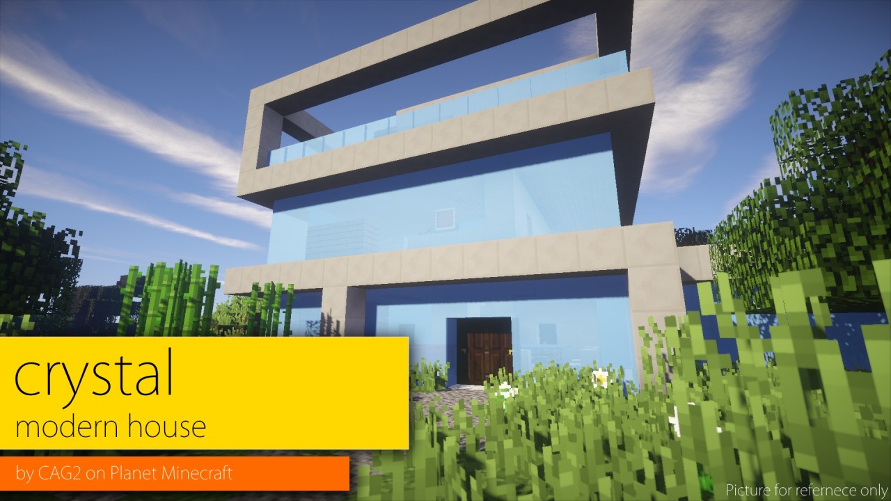 Crystal - Modern House Minecraft Map