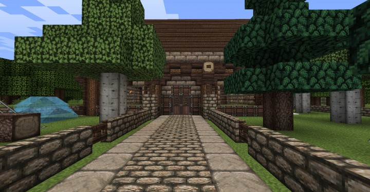 Survival Game - Woodman House Minecraft Map