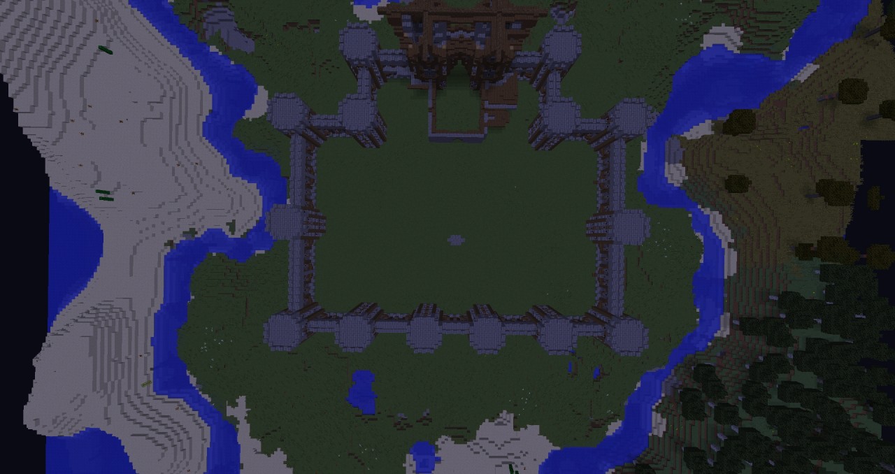 {WIP}LegendMC Survival Spawn{LEGENDS FORTRESS} Minecraft Map