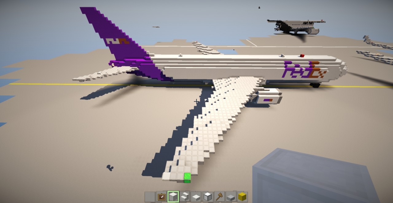 Boeing 767-300f Freighter Minecraft Map