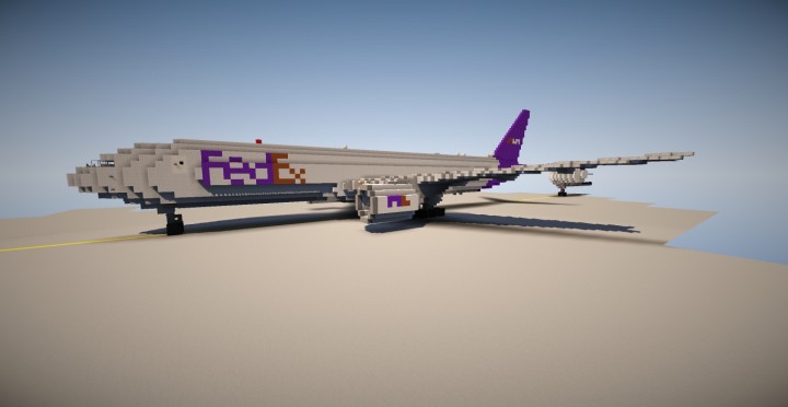 Boeing 777-200f Freighter Minecraft Map