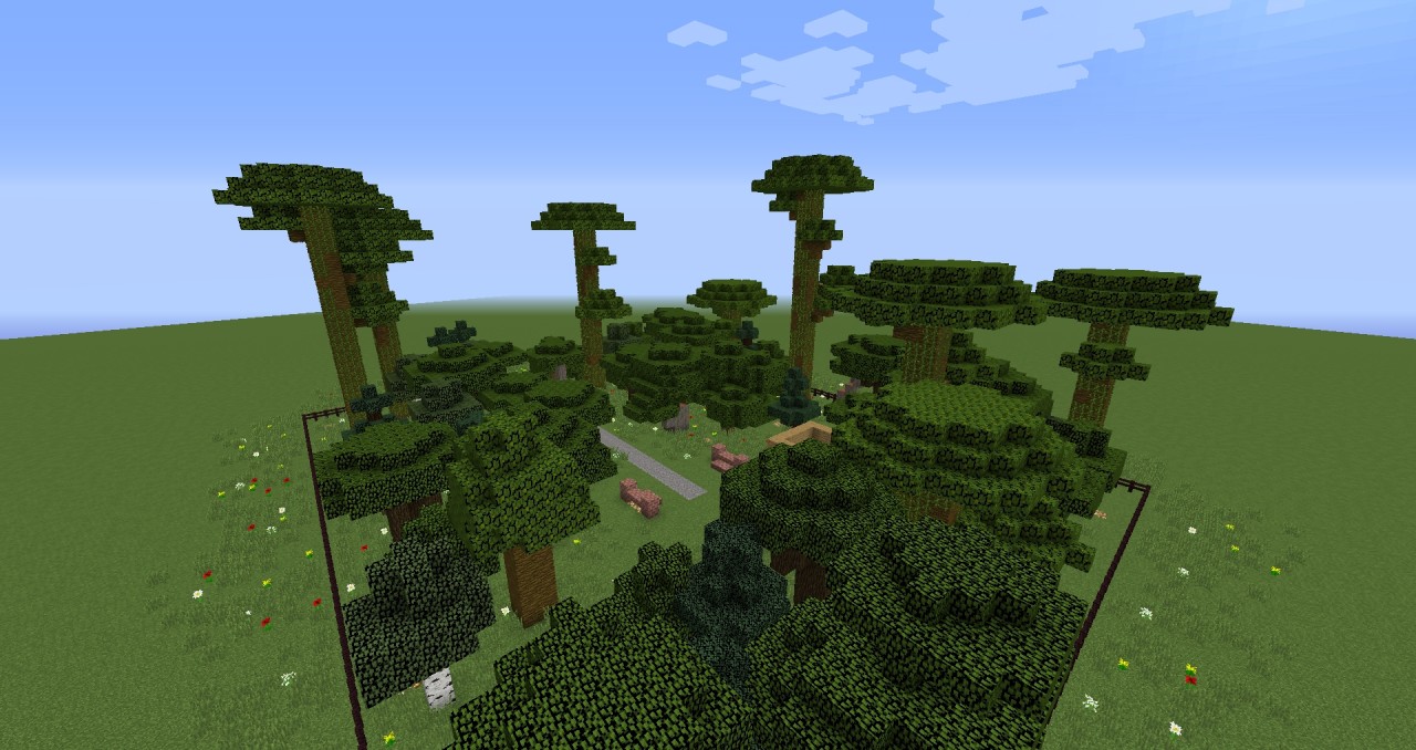 Its a FOREST Minecraft Map