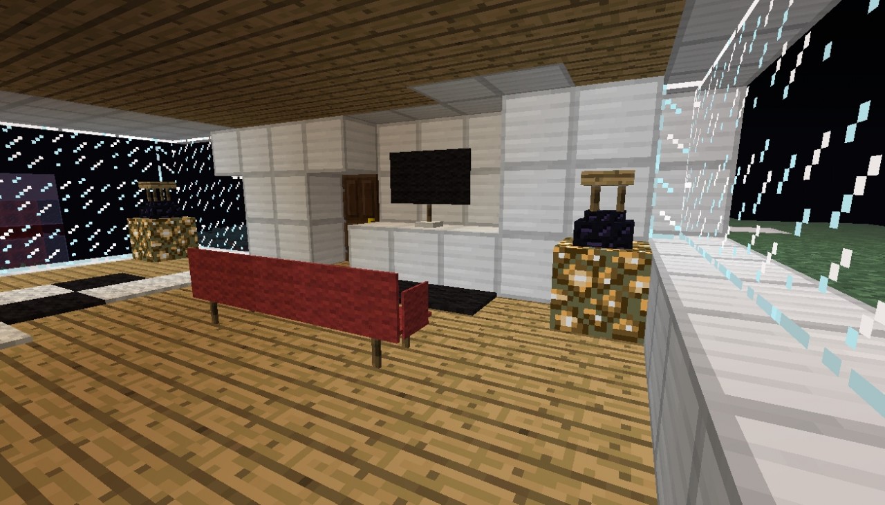 Modern House [with furniture] Minecraft Map