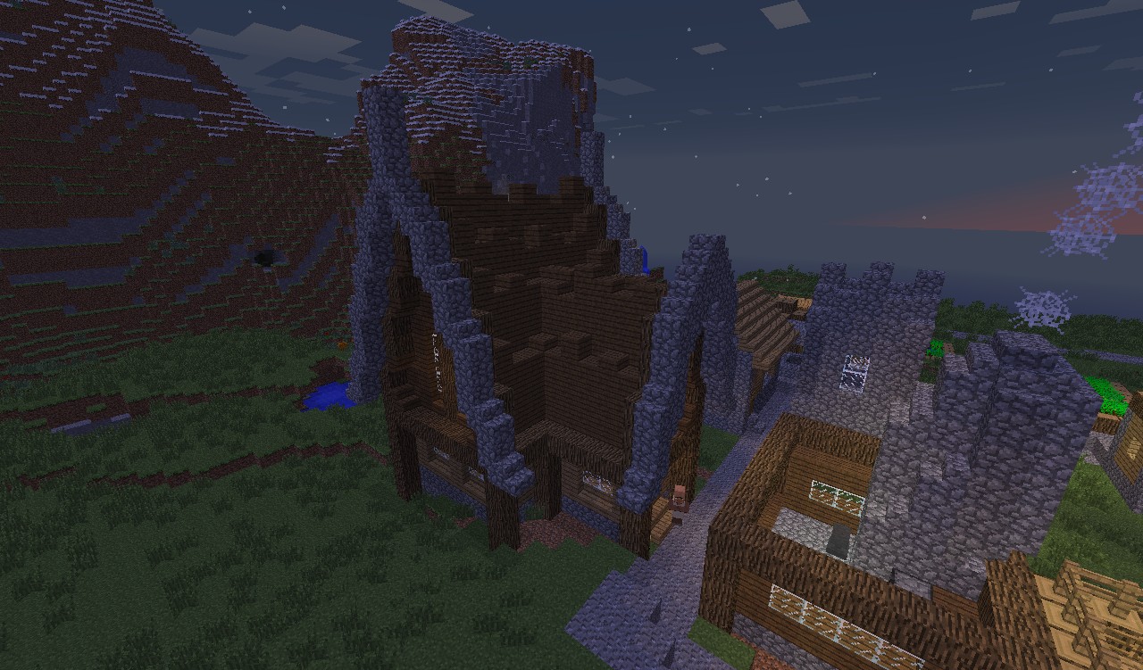 Rustic House + Blacksmith Minecraft Map