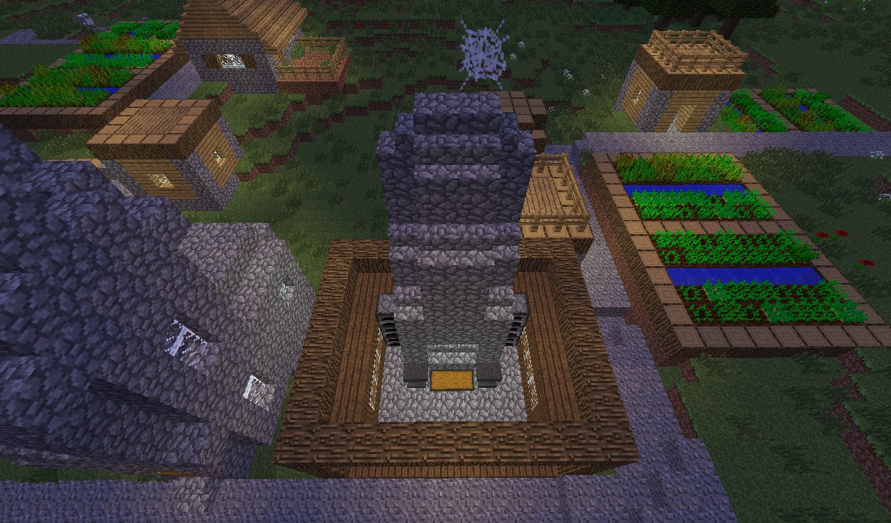 Rustic House + Blacksmith Minecraft Map