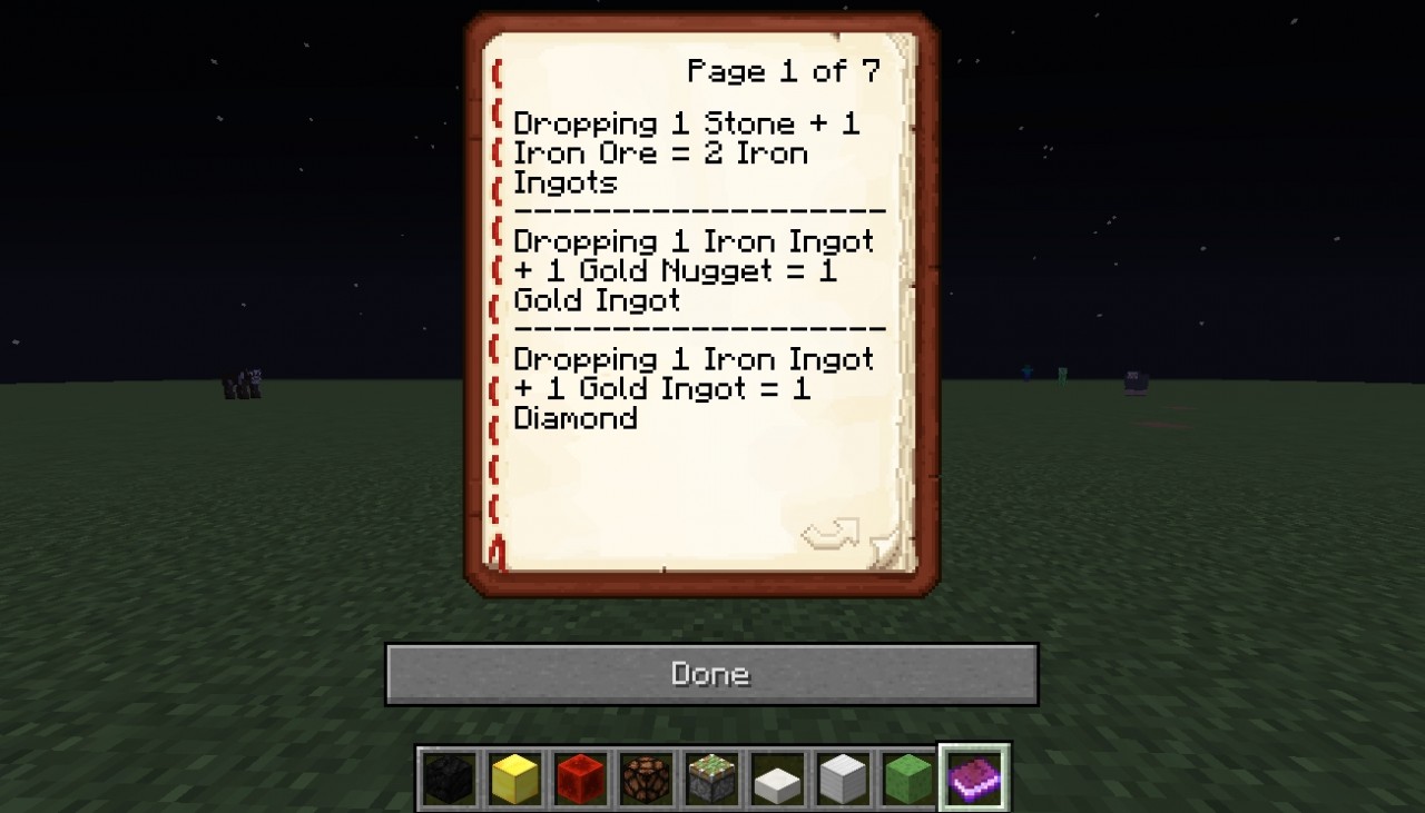 Easy Craft+ Only One Command Minecraft Map