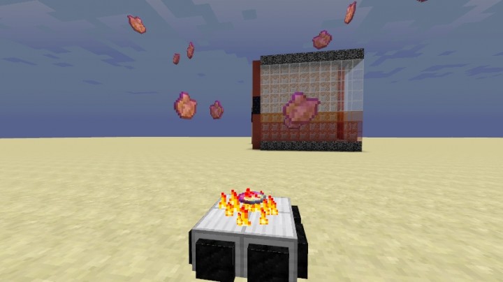 Firebending in one command! | Vanilla Command Creation! Minecraft Map