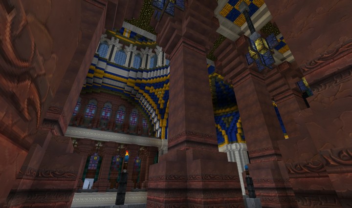 THE HYPERTHOLOS, ROMAN CATHEDRAL Minecraft Map