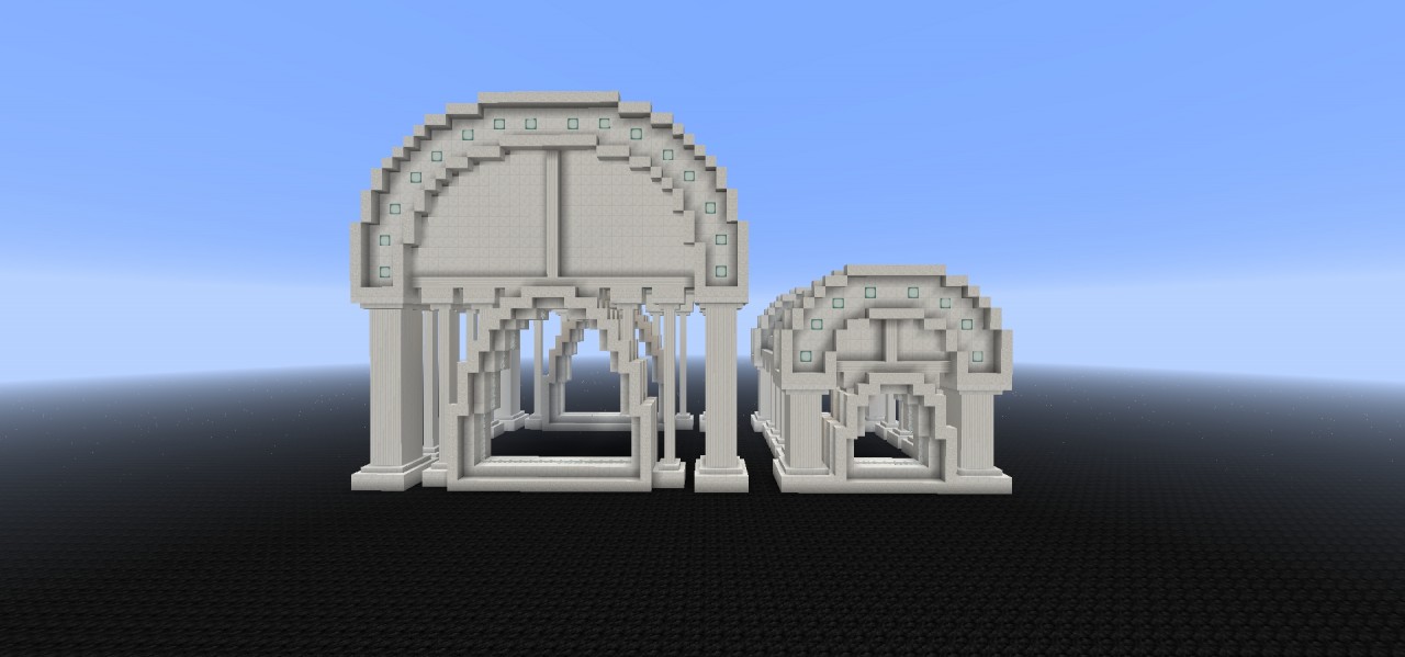 Quartz building Minecraft Map