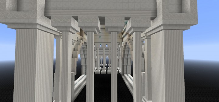 Quartz building Minecraft Map