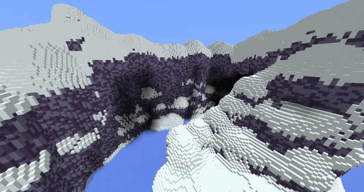 Icy mountains (2/5) Minecraft Map