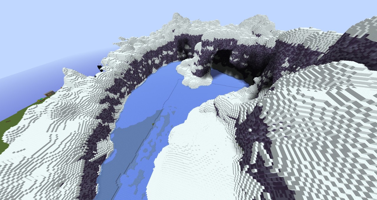 Icy mountains (2/5) Minecraft Map