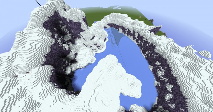 Icy mountains (2/5) Minecraft Map