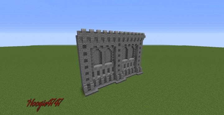 Wall & Tower Design Minecraft Map