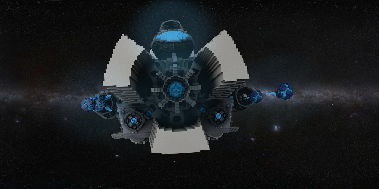 BF7 Interstellar Carrier Ship Minecraft Map
