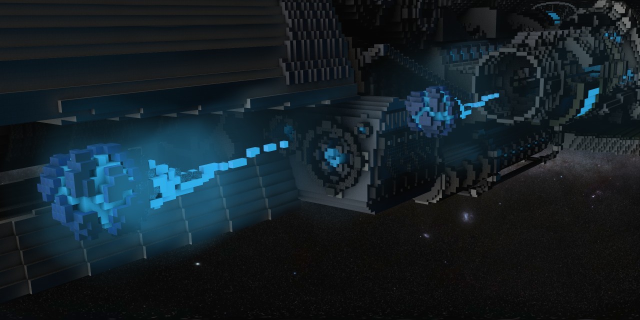 BF7 Interstellar Carrier Ship Minecraft Map