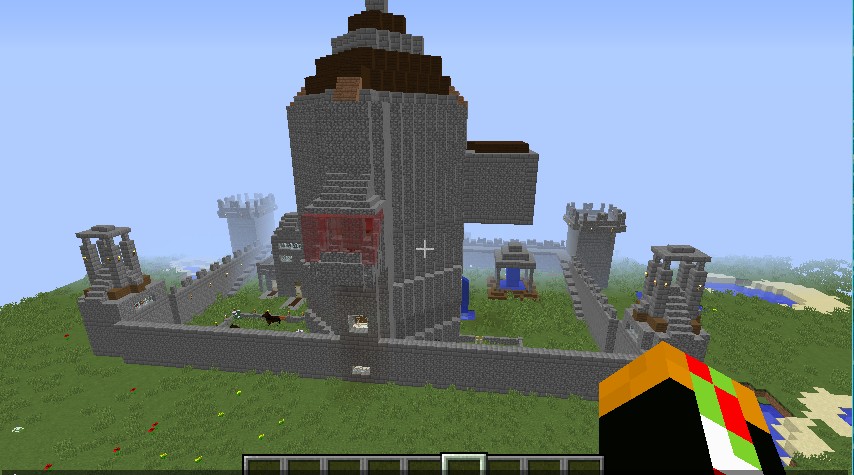 Castle And Village (Castle Wars) Minecraft Map