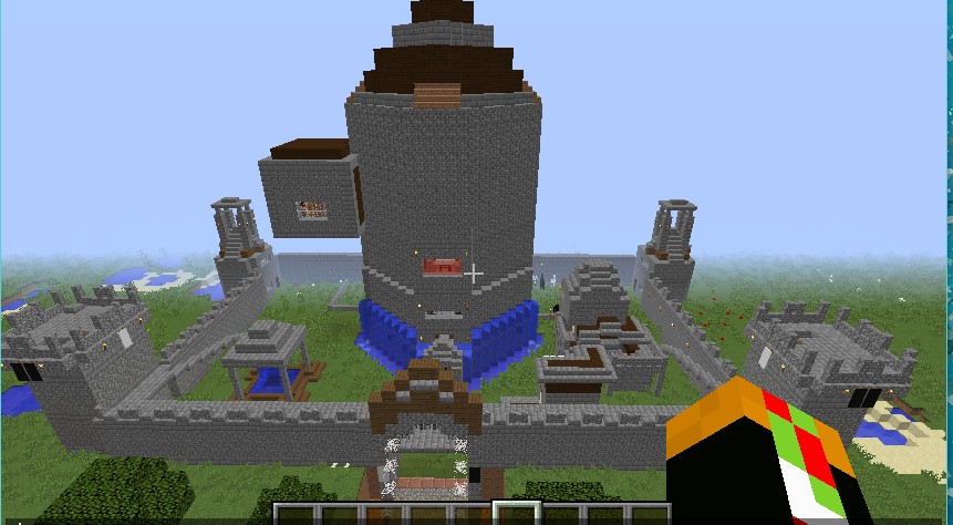 Castle And Village (Castle Wars) Minecraft Map