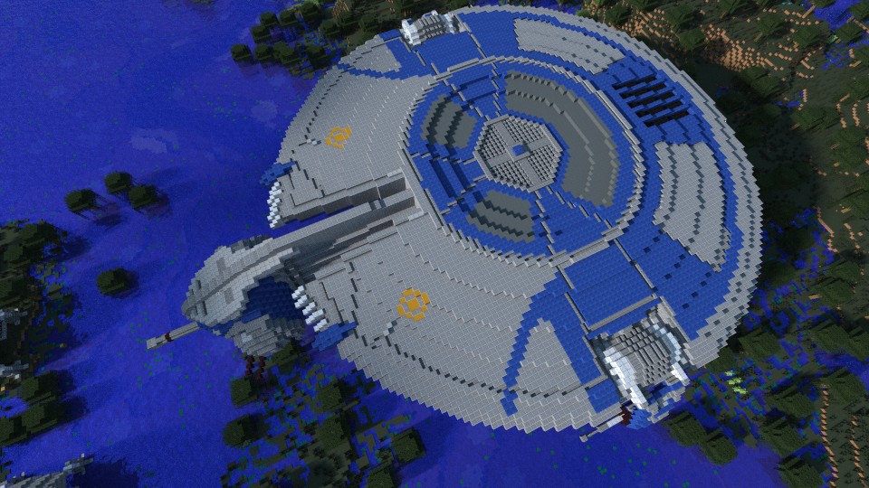 HMP Droid Gunship (FUNCTIONAL) STAR WARS Minecraft Map