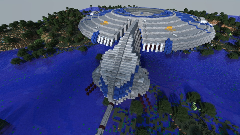 HMP Droid Gunship (FUNCTIONAL) STAR WARS Minecraft Map