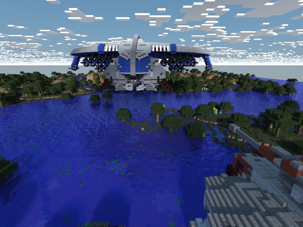 HMP Droid Gunship (FUNCTIONAL) STAR WARS Minecraft Map