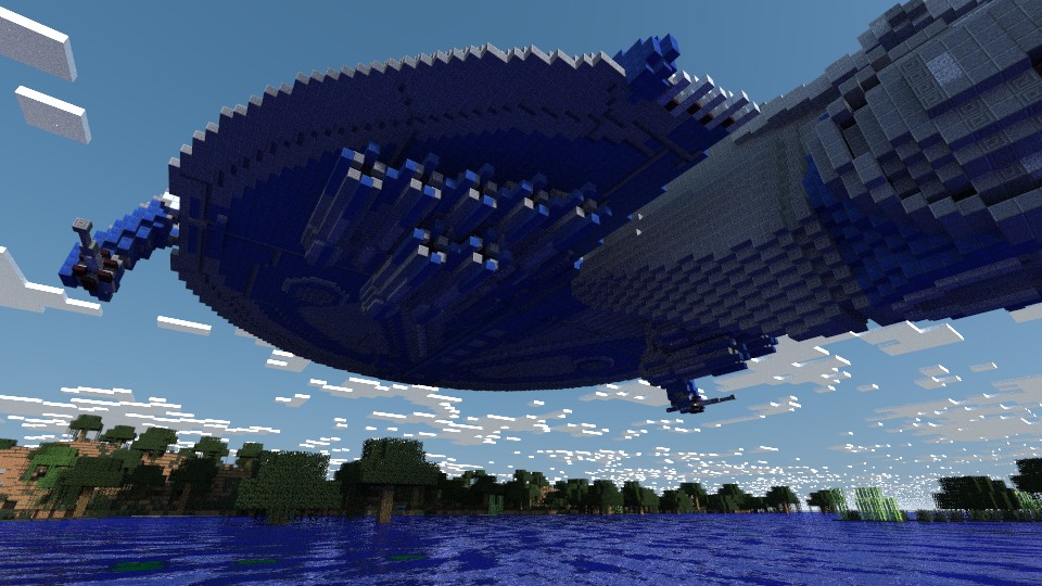HMP Droid Gunship (FUNCTIONAL) STAR WARS Minecraft Map