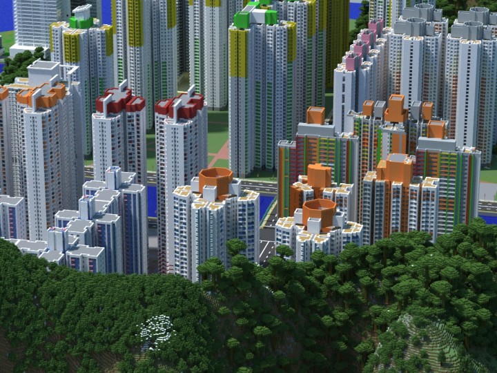 Victoria - a city based on Hong Kong Minecraft Map