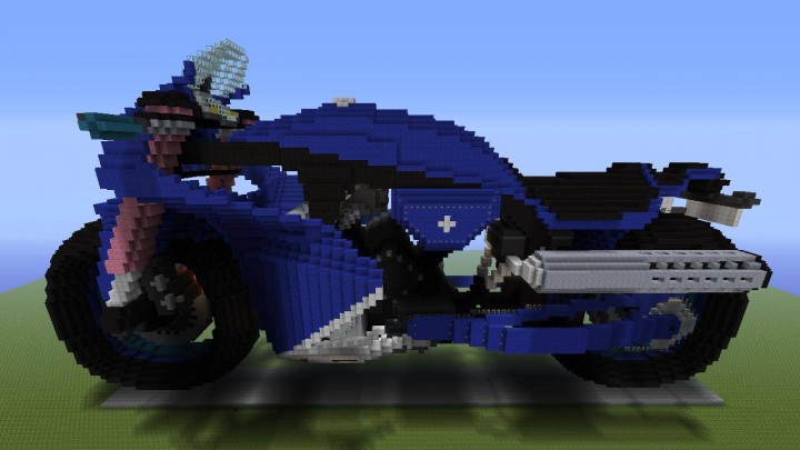 My Motorbike I designed Minecraft Map