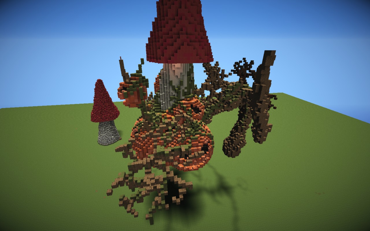 Organic Mutant Nature Monster thing Minecraft Map