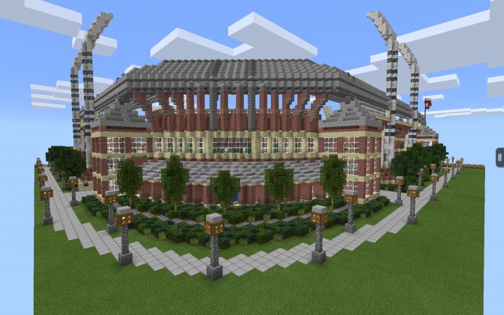 Baseball Stadium (MCPE) Minecraft Project