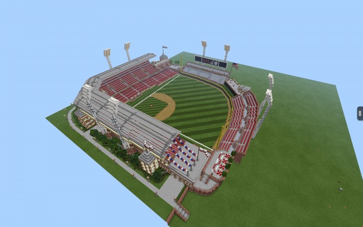 Baseball Stadium (MCPE) Minecraft Project