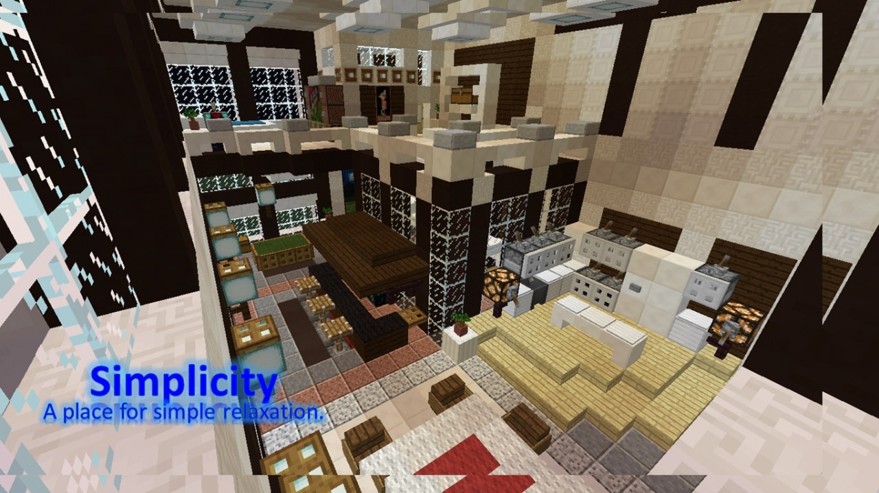 Simplicity Penthouse - A place for simple relaxation. Minecraft Map