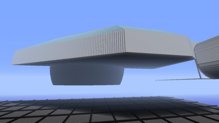 Mega build Spaceship City Minecraft Map