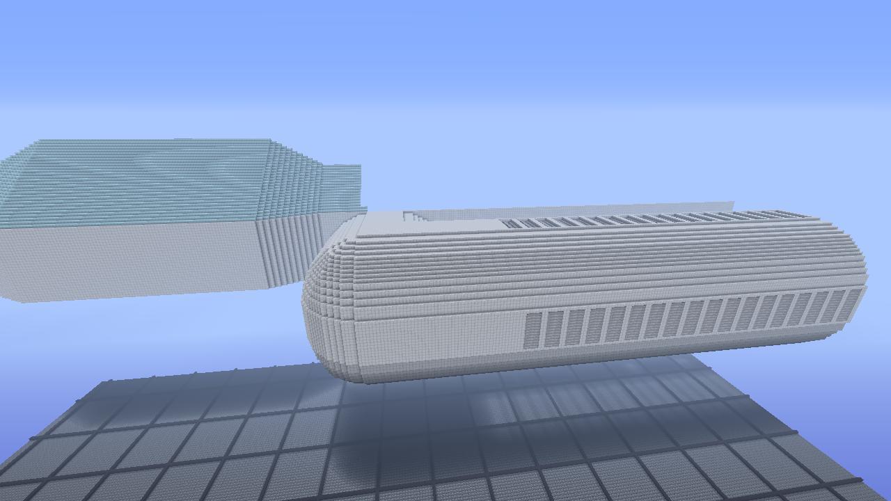 Mega build Spaceship City Minecraft Map