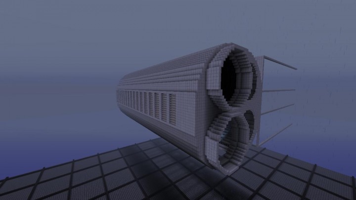 Mega build Spaceship City Minecraft Map