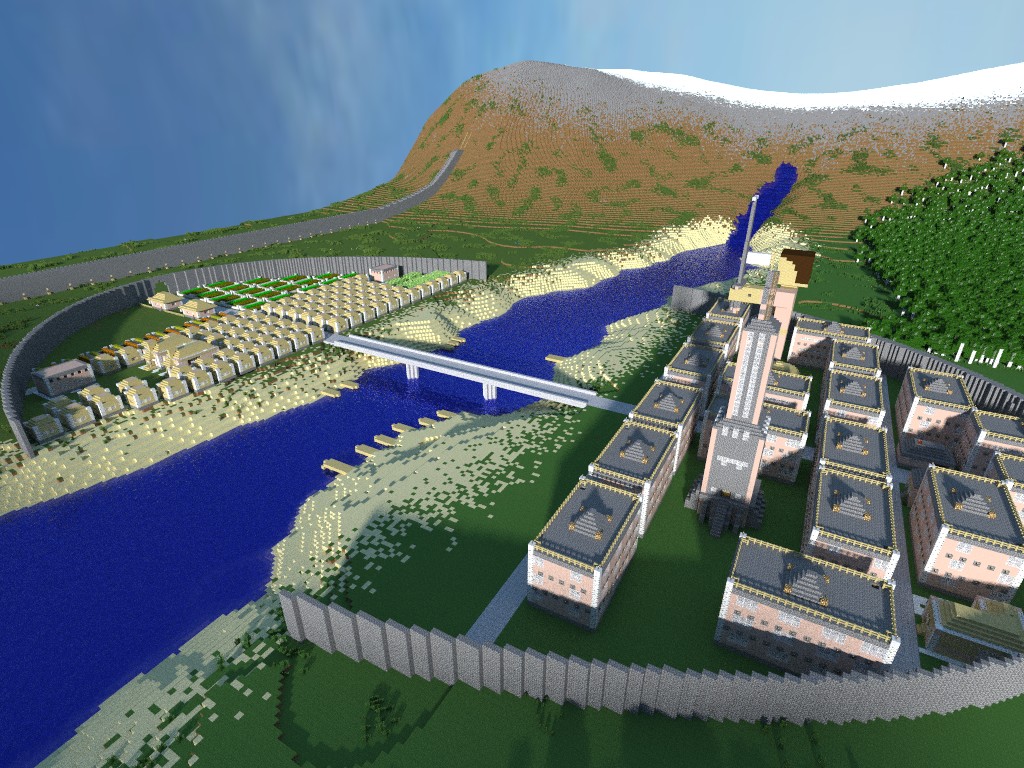 White Kingdom (white castle) Minecraft Map