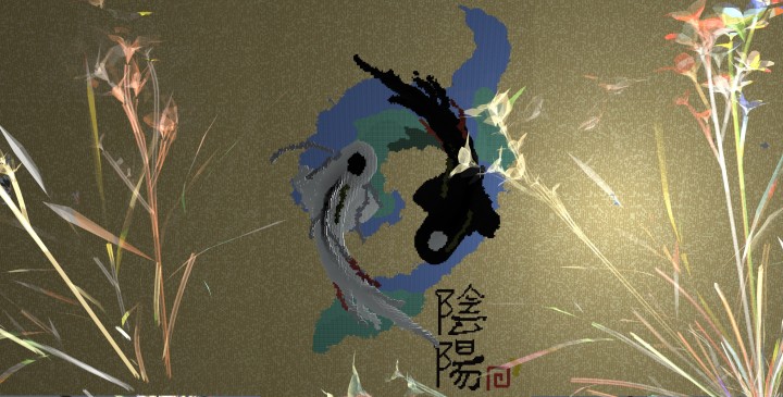 Yin Yang Koi: Creative speed build #2 Minecraft Map