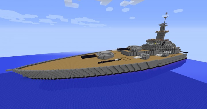 Dreadnaught / Battleship Minecraft Map