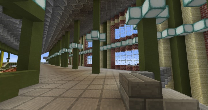 Nerdboy Stadium (Baseball stadium) Minecraft Map