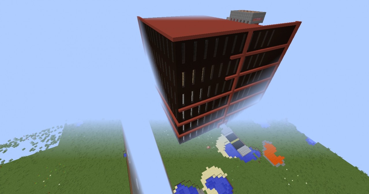 Command Block Elevator w/ Building Minecraft Map