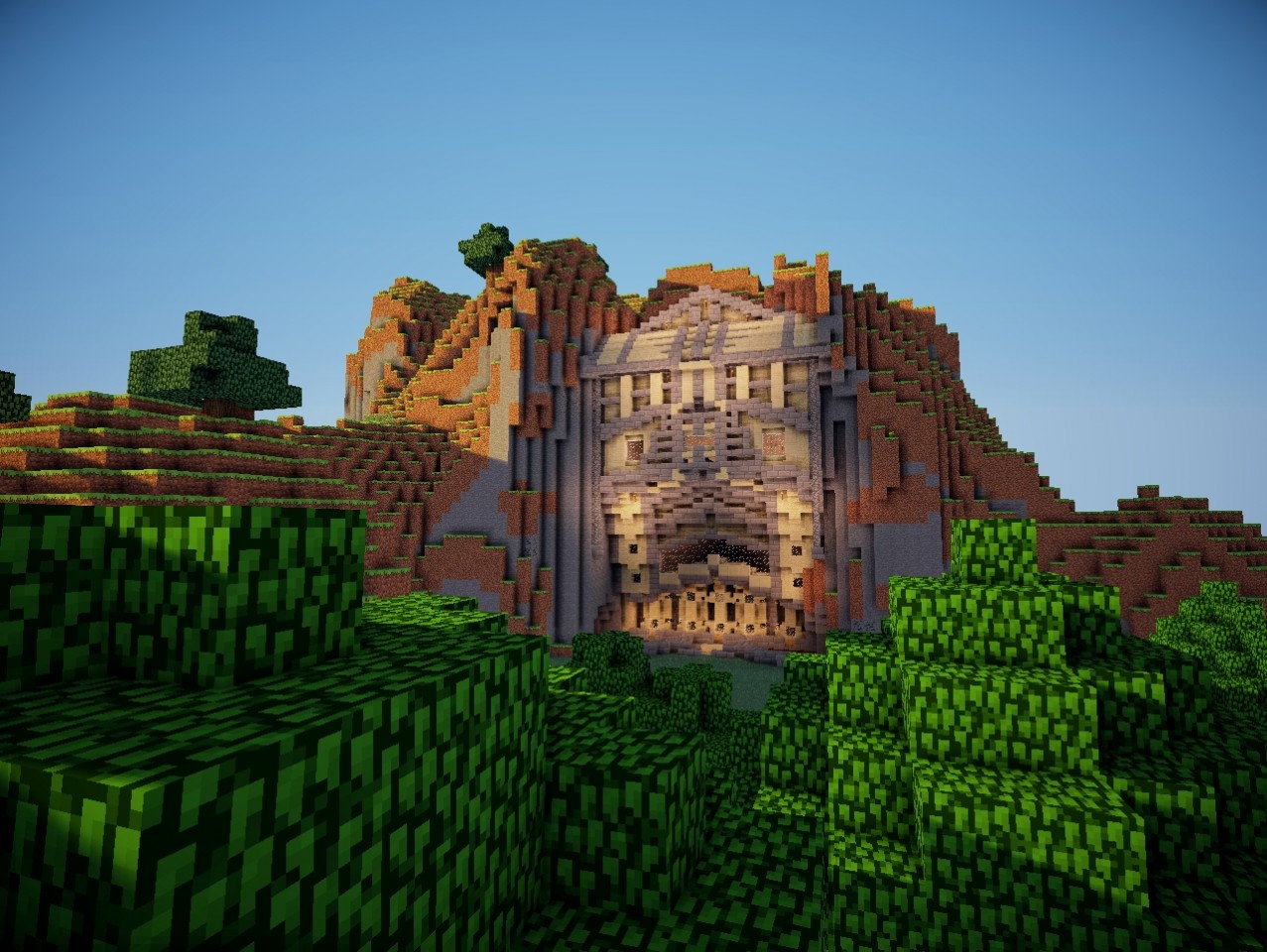 Cottage in the valley. Minecraft Map